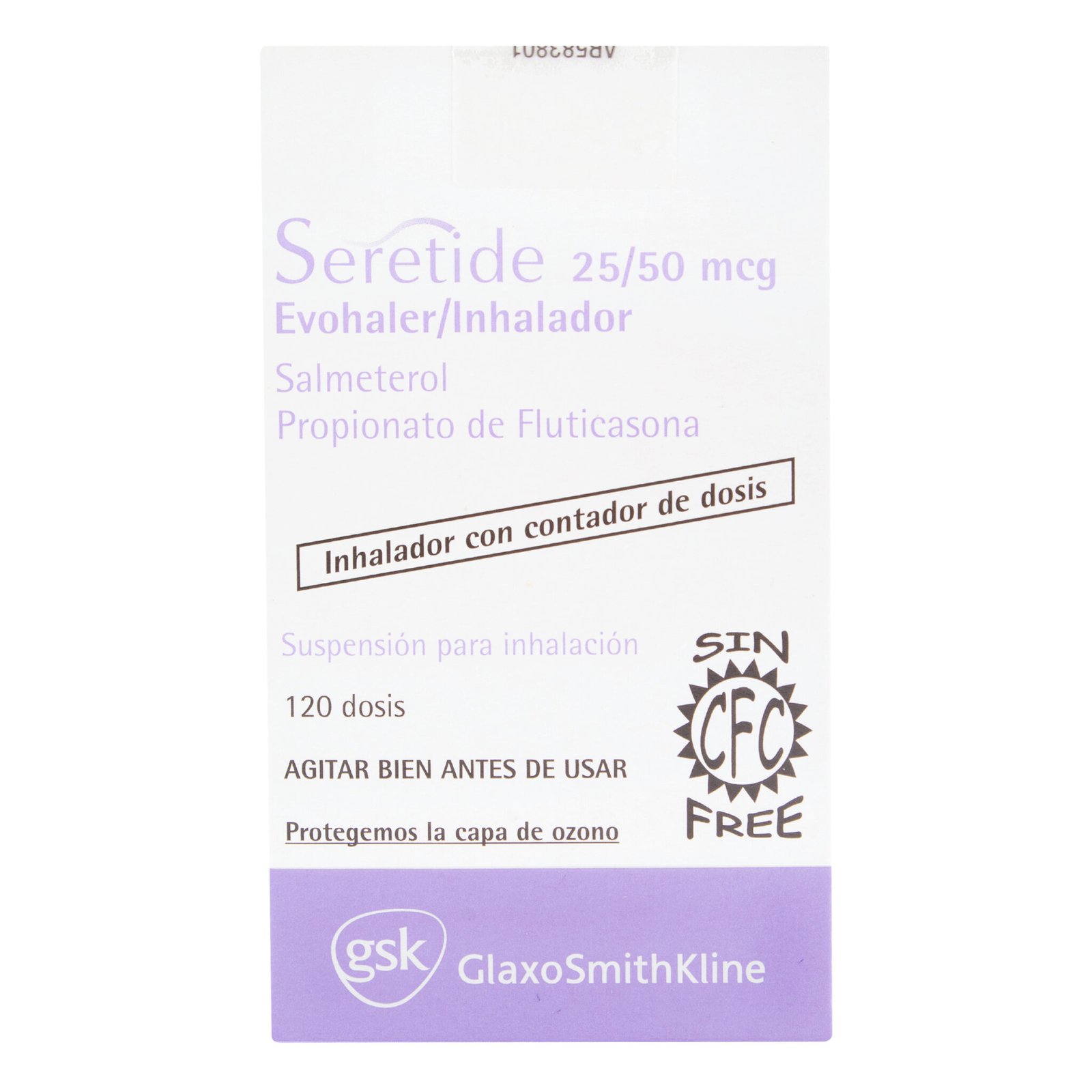 SERETIDE 25/50 MCG – INHALADOR BUCAL FCO X 120 DOSIS – Farmajunior