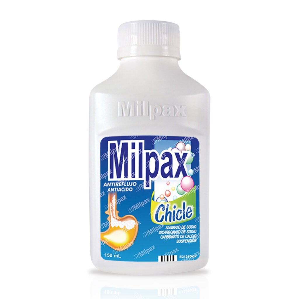 MILPAX CHICLE ANTIACIDO – SUSPENSION ORAL FCO X 150 ML – Farmajunior