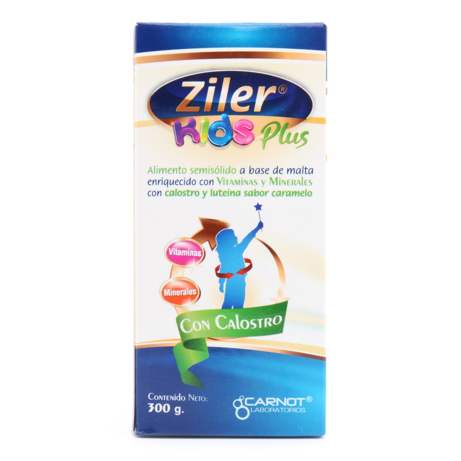 ZILER KIDS PLUS CARAMELO – JALEA FCO X 300 GR – Farmajunior