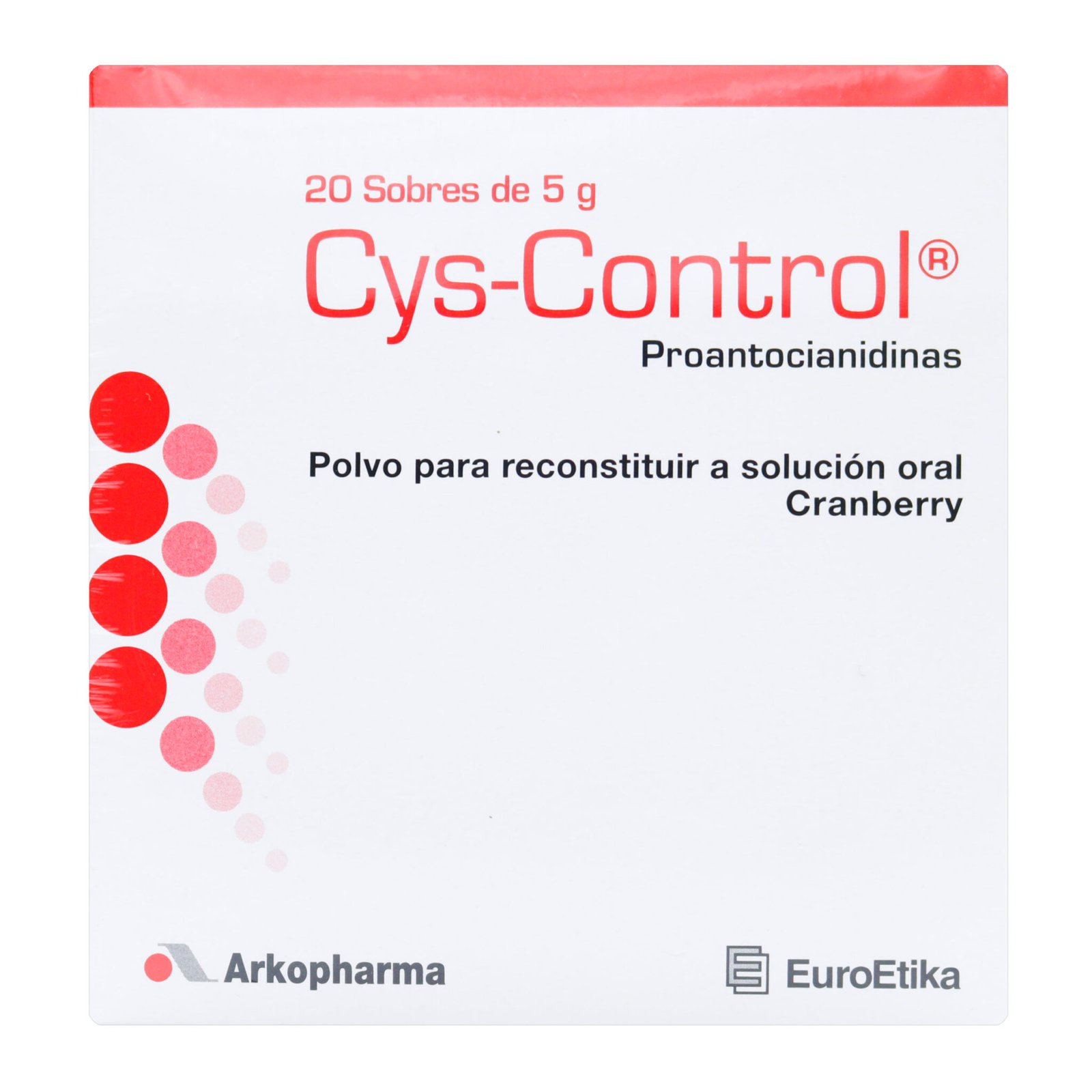 CYS-CONTROL CAJA X 20 SOBRES – Farmajunior