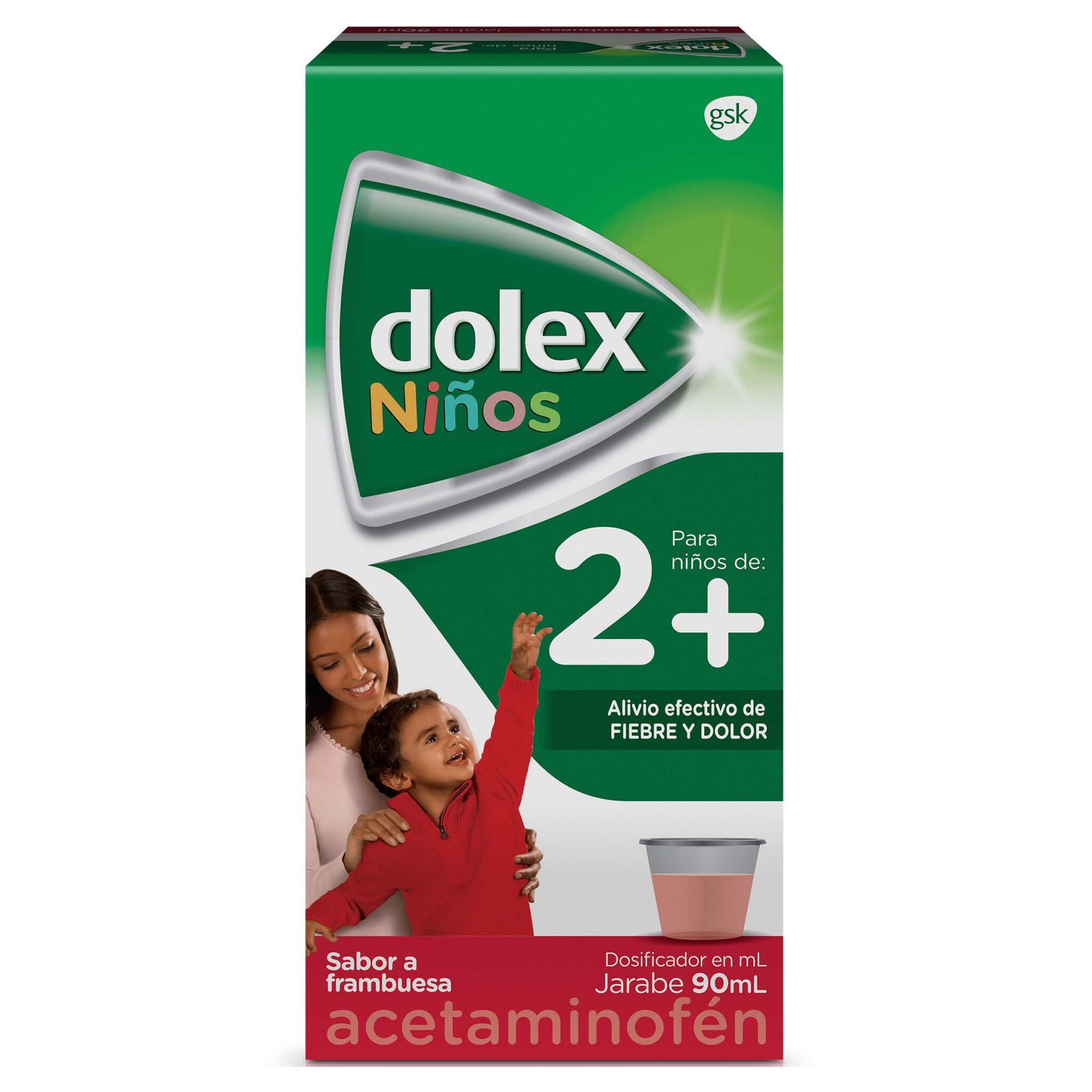 DOLEX 2+ 160MG/5ML – JARABE FCO X 90ML – Farmajunior