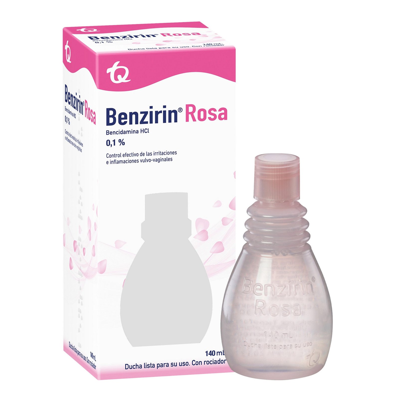 BENZIRIN ROSA DUCHA – JABON LIQUIDO FCO X 140 ML – Farmajunior