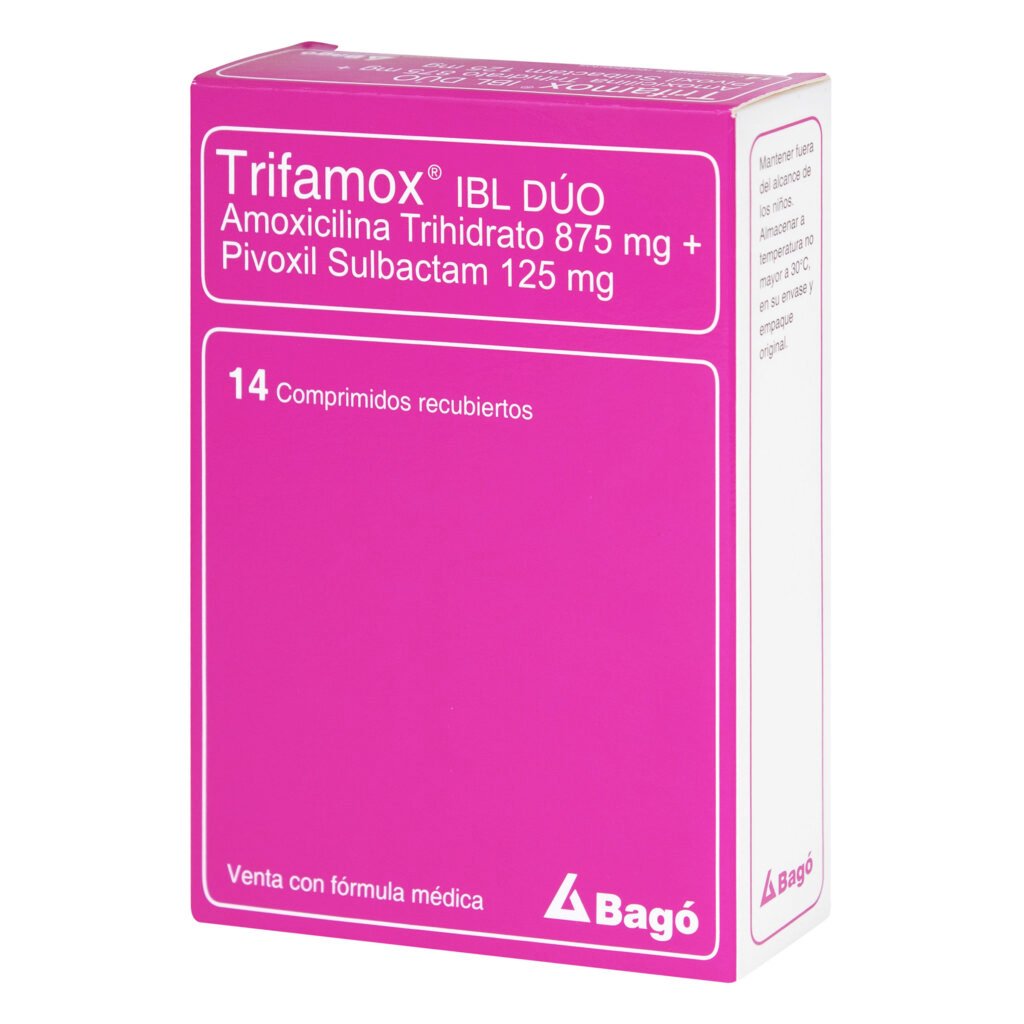 TRIFAMOX IBL DUO CAJA X 14 COMPRIMIDOS RECECUBIERTOS CAJA X 14UNDS ...
