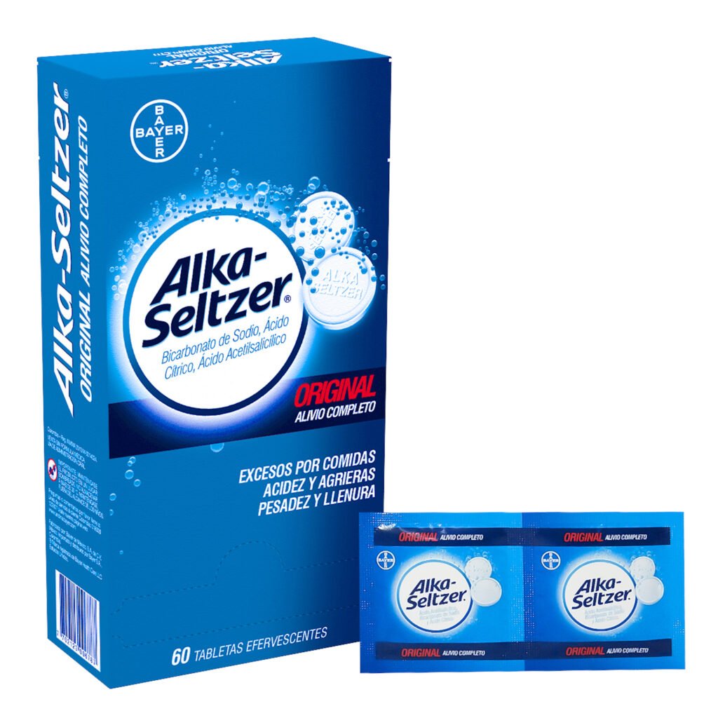 ALKA-SELTZER TABLETAS EFERVESCENTES BLISTER X 2UNDS – Farmajunior