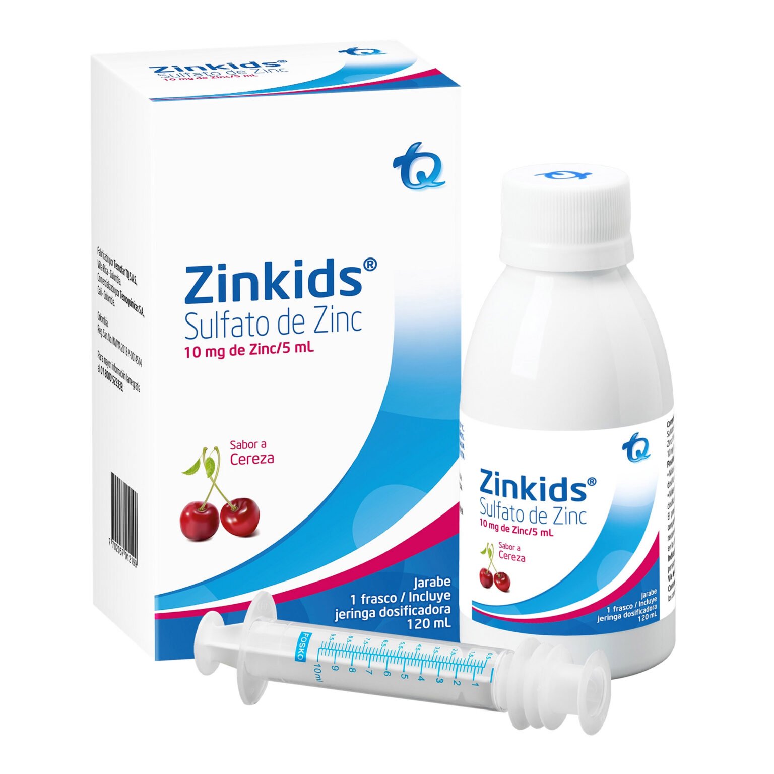 ZINKIDS 10MG/5ML JBE FCO X 120ML – Farmajunior