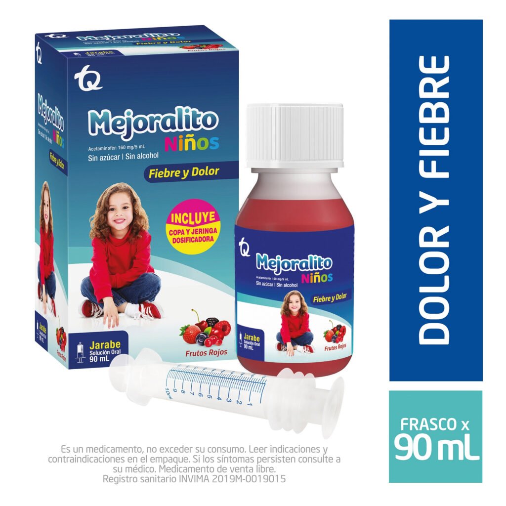 MEJORALITO JARABE 160MG /5ML FCO X 90 ML – Farmajunior