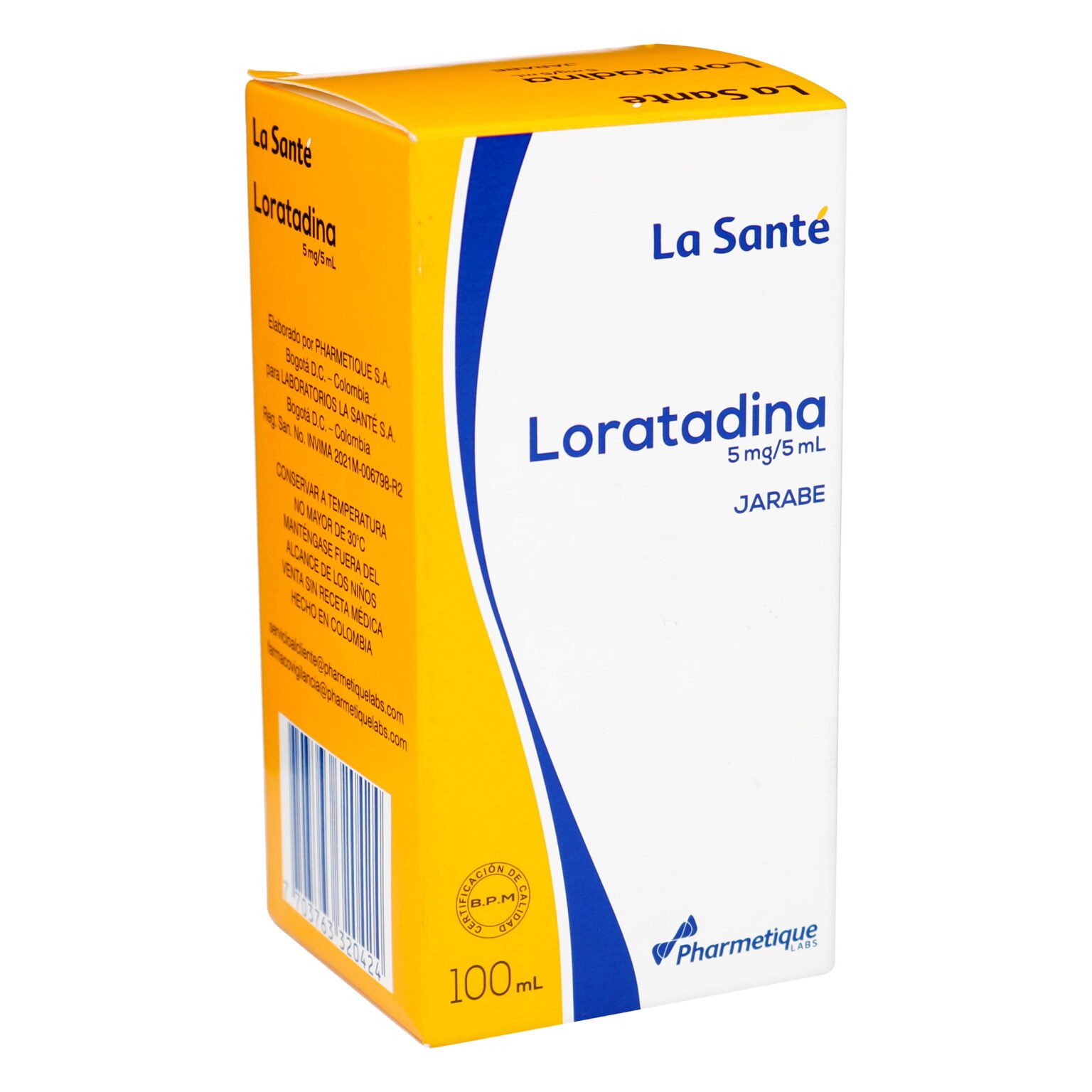 LORATADINA JARABE 100 ML FCO X 100ML – Farmajunior