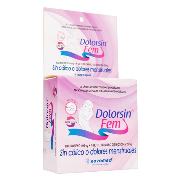 DOLORSIN FEM 200MG CAPSULAS * BLISTER X 4UNDS – Farmajunior