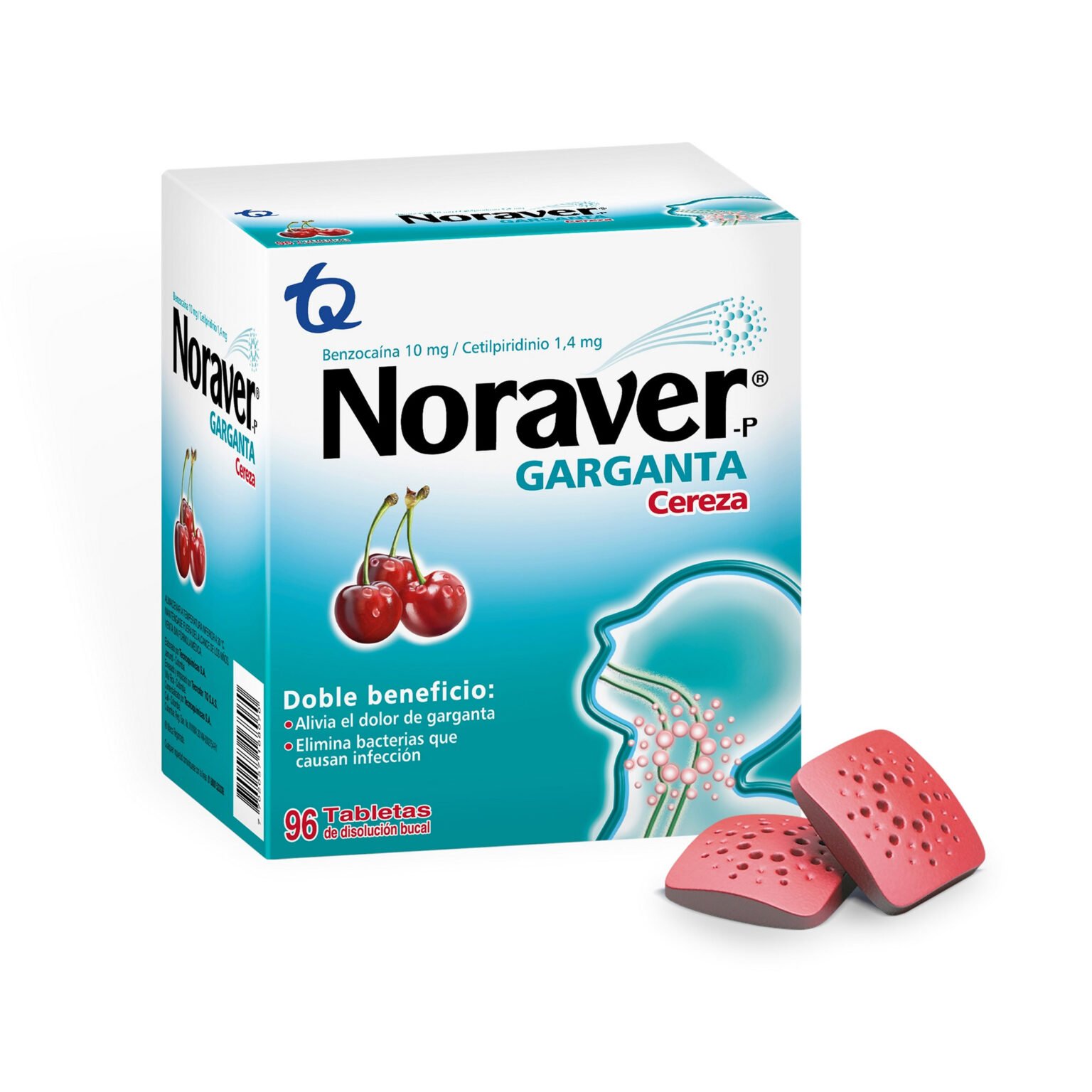 NORAVER GARGANTA TABLETAS * BLIST X 6 – Farmajunior