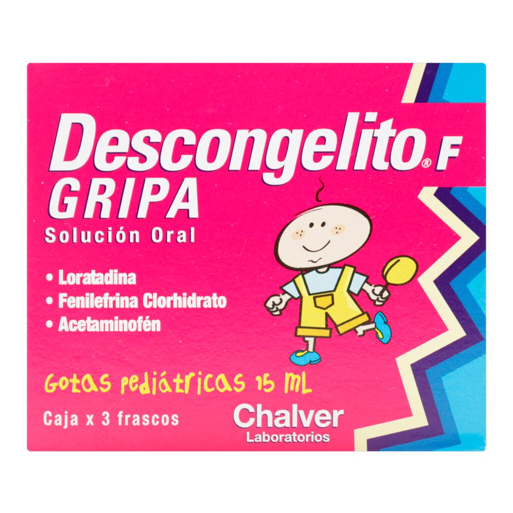 DESCONGELITO GRIPA GOTAS – LORATADINA + FENILEFRINA + ACETAMINOFEN ...