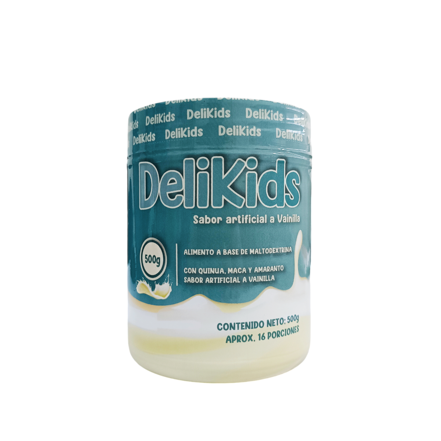 DELIKIDS VAINILLA – MACA + SOYA FCO X 500 GR – Farmajunior
