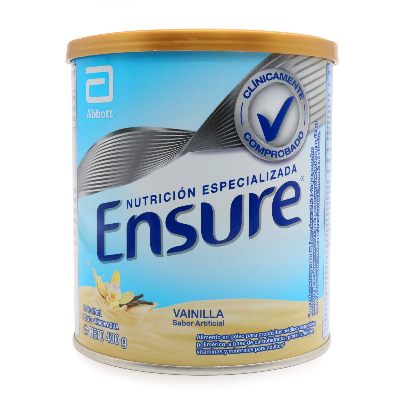 ENSURE POLVO VAINILLA FOS LATA X 400 GR – Farmajunior