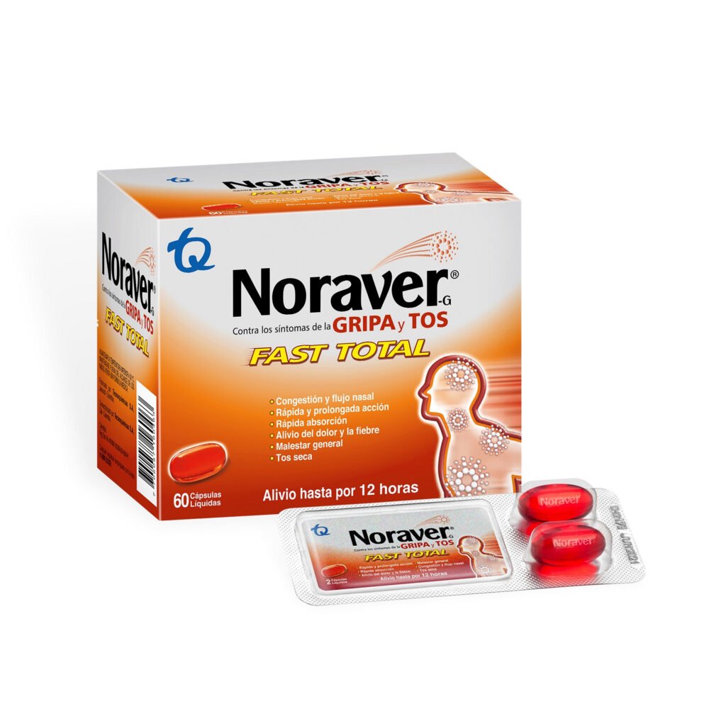 NORAVER GRIPA FAST TOTAL CAPSULAS * BLIS X 2 UND – Farmajunior