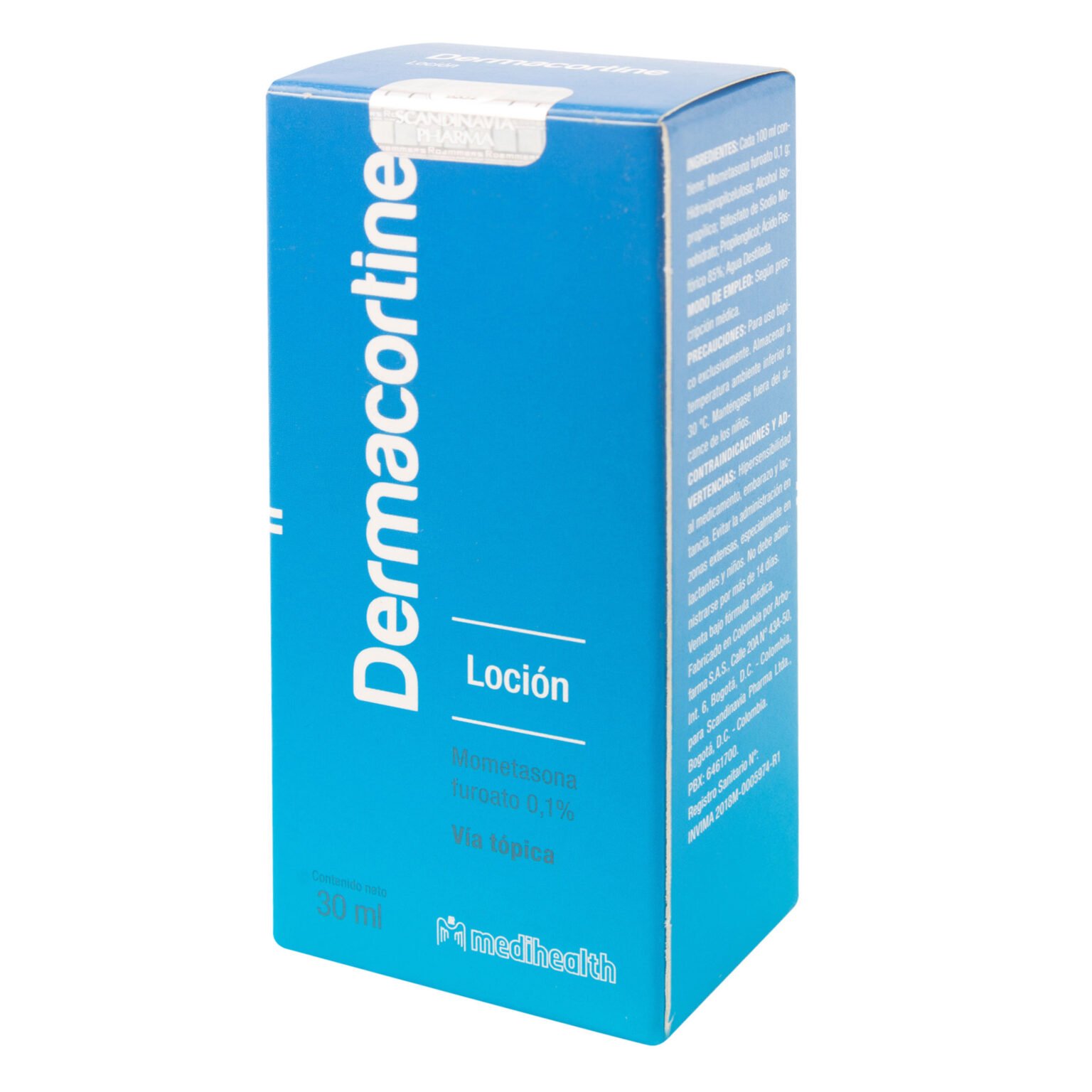 DERMACORTINE LOCION 0.1% – FUROATO DE MOMETASONA FCO X 30ML – Farmajunior