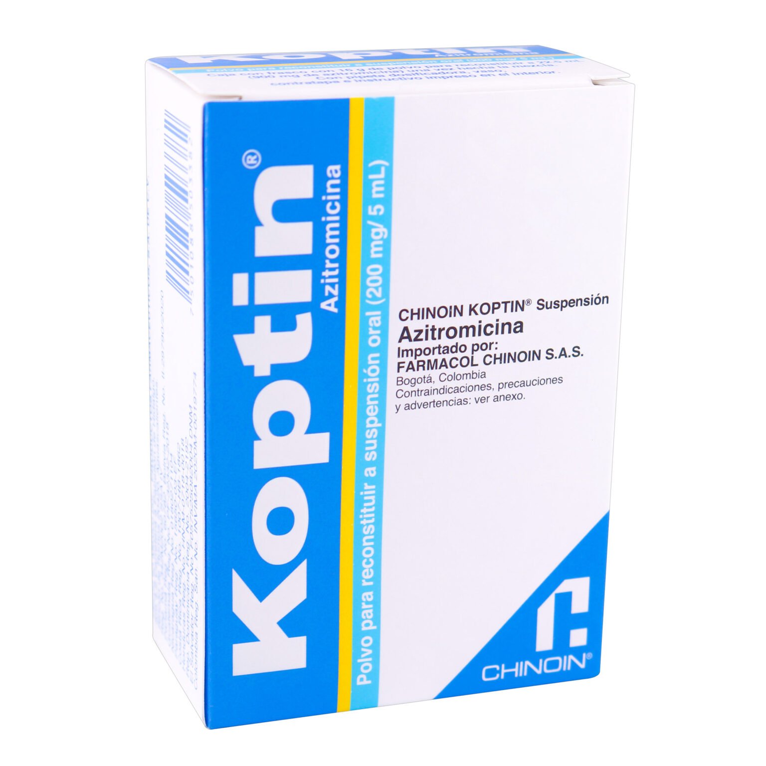 KOPTIN AZITROMICINA SUSPENSION FCO X 22.5 – Farmajunior