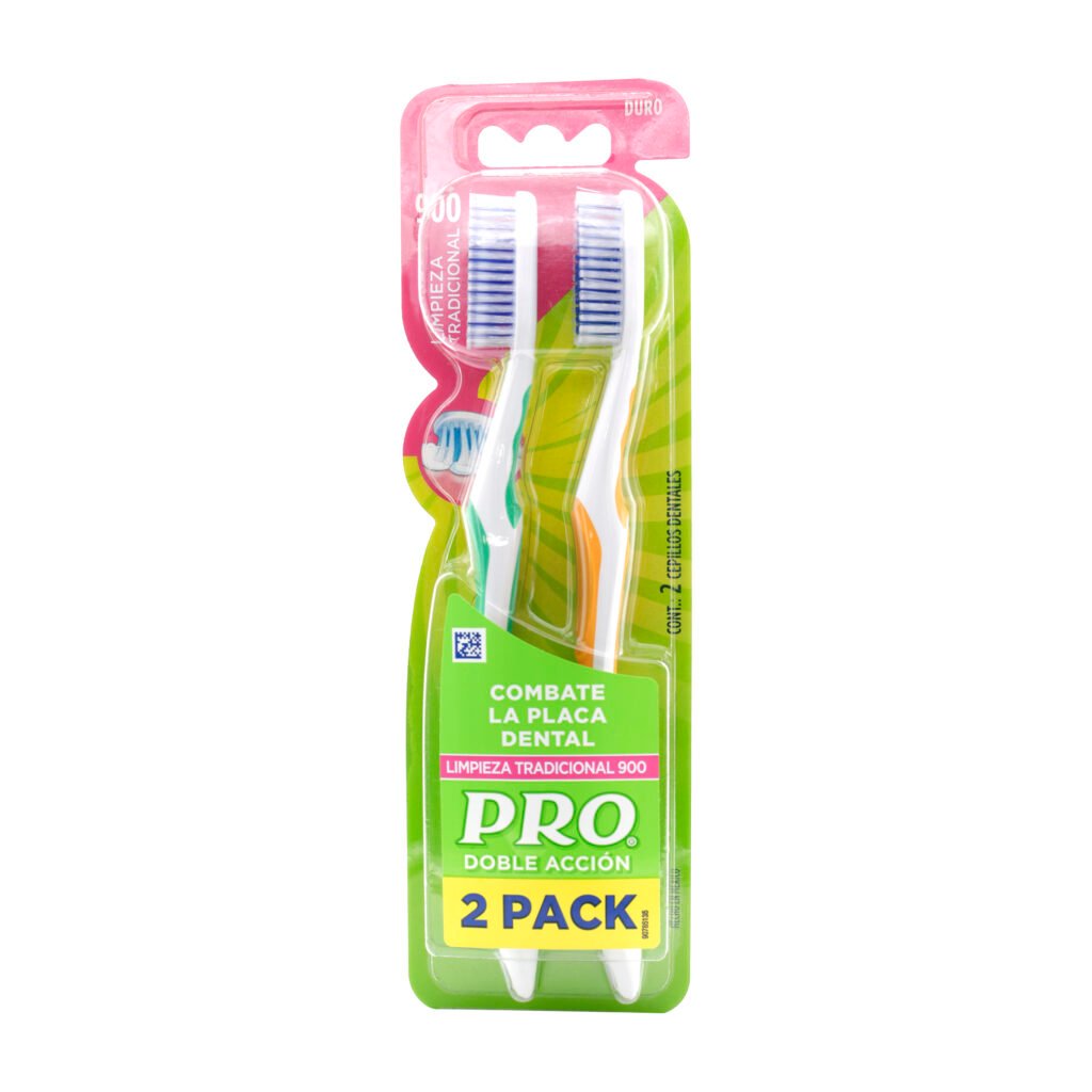CEPILLO PRO 900 ADULTO DOBLE ACCION PACK X 2UNDS – Farmajunior