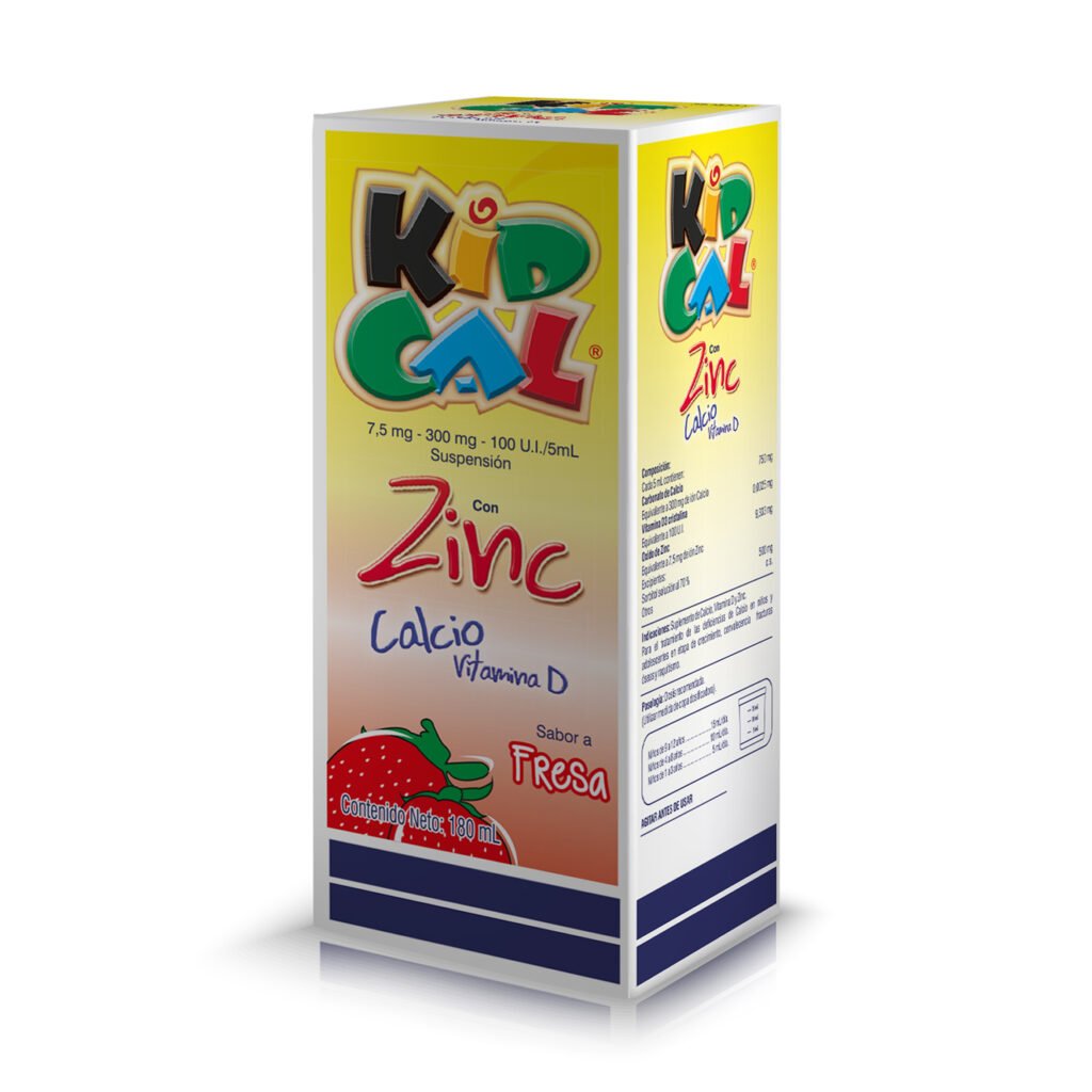 KIDCAL SUSPENSION FRESA FCO X 180 ML – Farmajunior