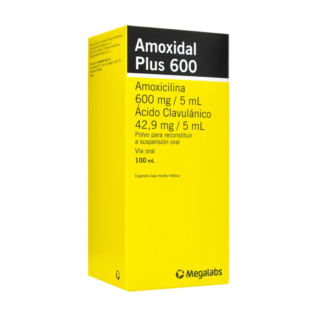 AMOXIDAL PLUS 600 – POLVO RECONSTITUIR A SUSPENSION FCO X 100 ML ...