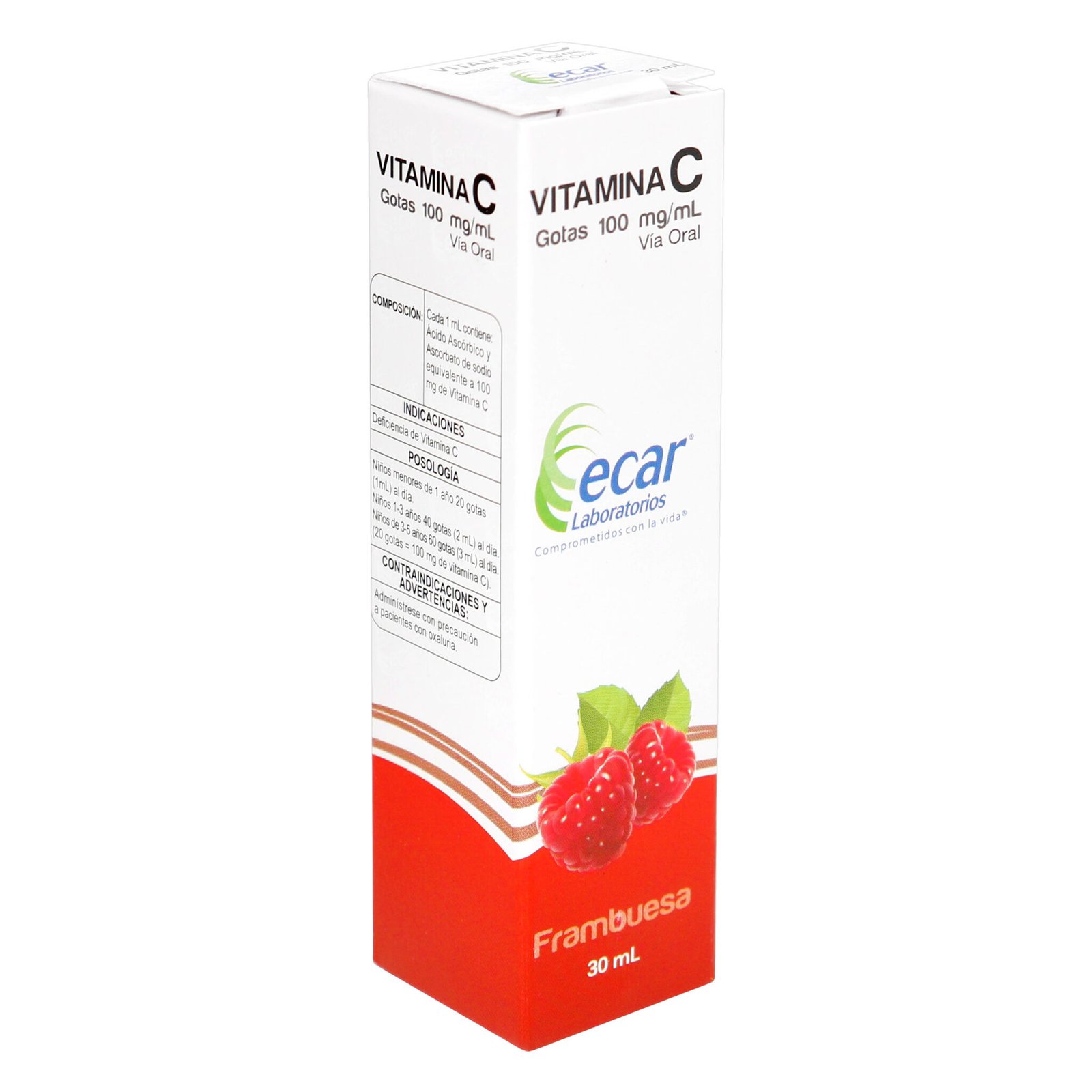 VITAMINA C 100 MG GOTAS ECAR FCO X 30ML – Farmajunior